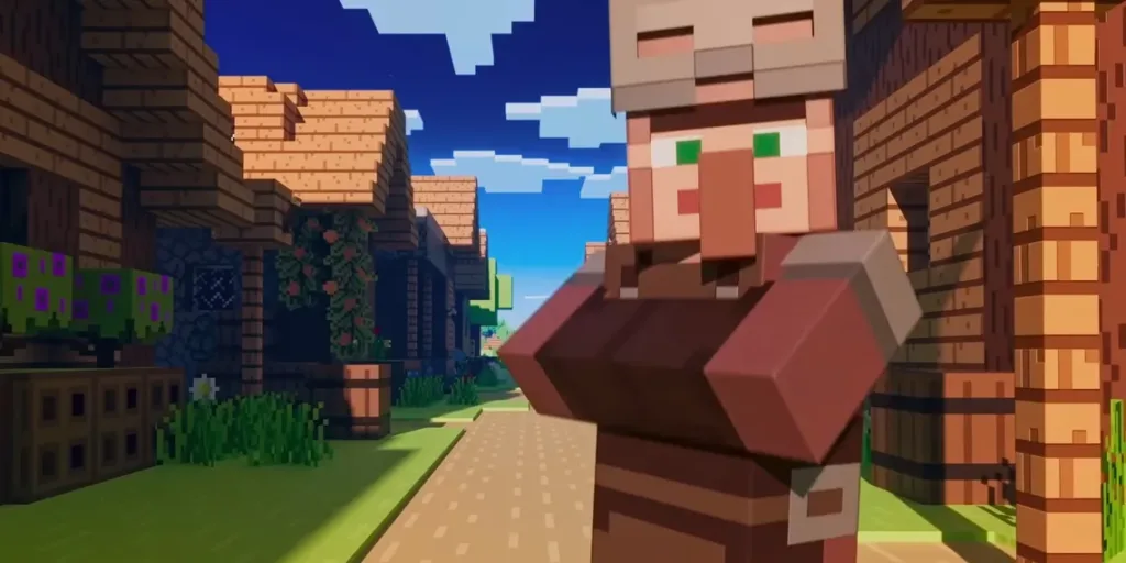 Stunning Life-Size Replica: Minecraft Villager Brought to Life in Paper ...