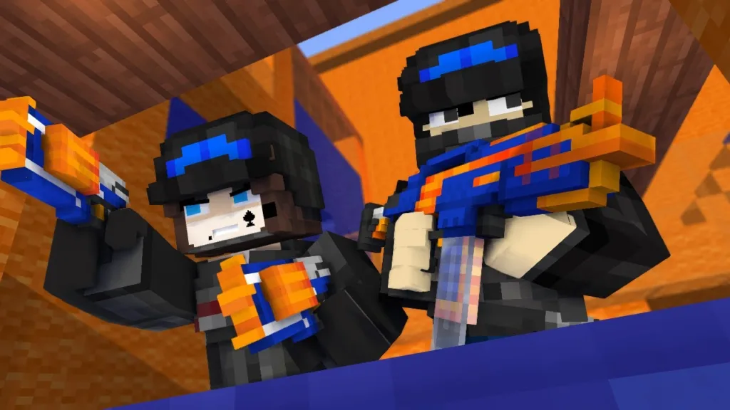 Minecraft Enthusiast Craft In-Game Replicas of Real-Life Nerf Guns ...