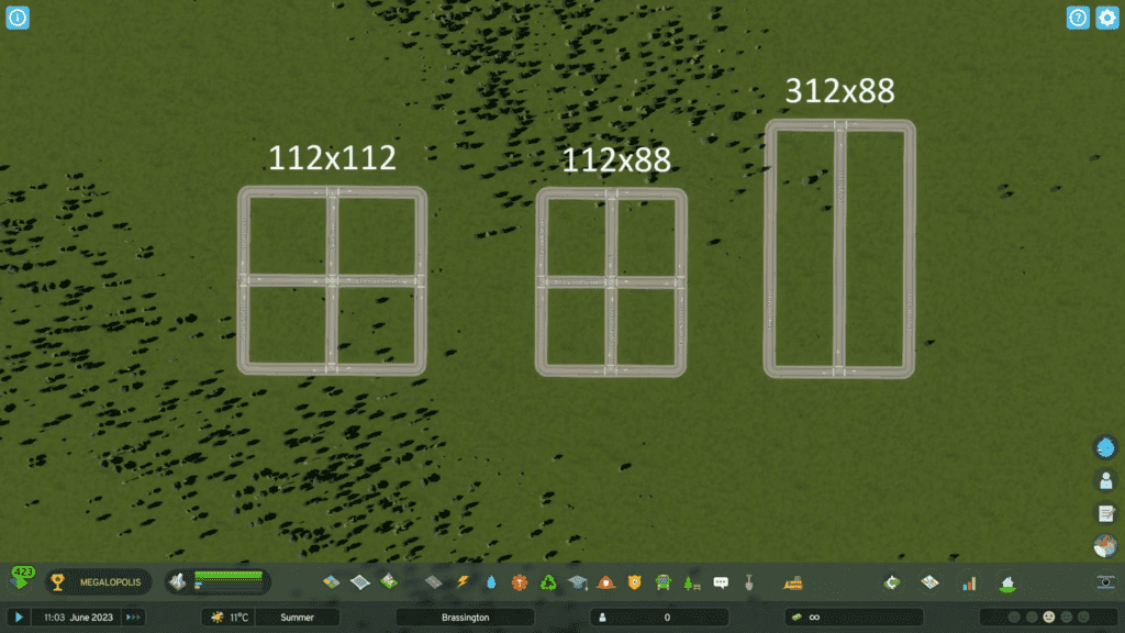Optimal Grid Sizes for District Planning in Cities: Skylines 2 ...