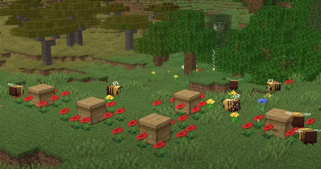 Collecting Honey in Minecraft: Understanding Bees, Beehives, and ...
