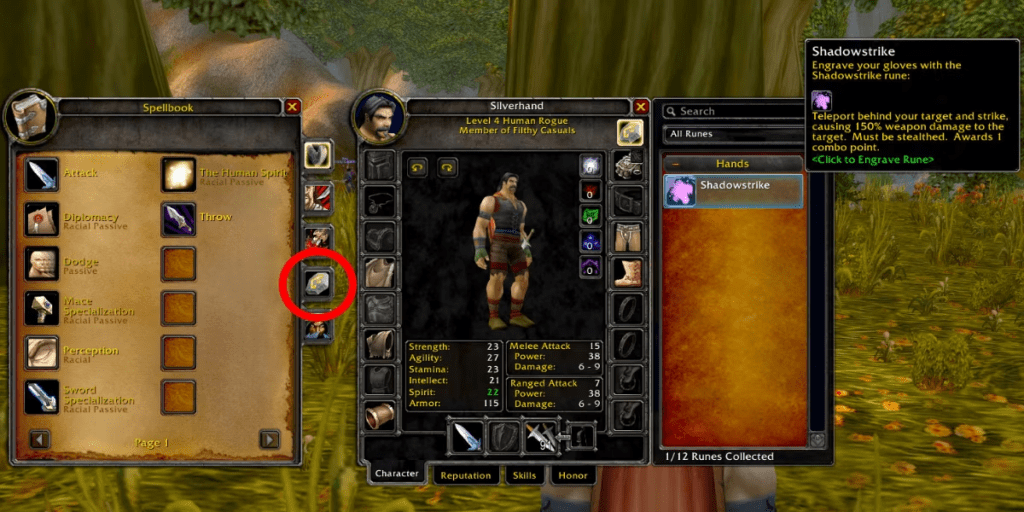 World of Warcraft Classic: Equipping Rune Engravings in the Season of ...