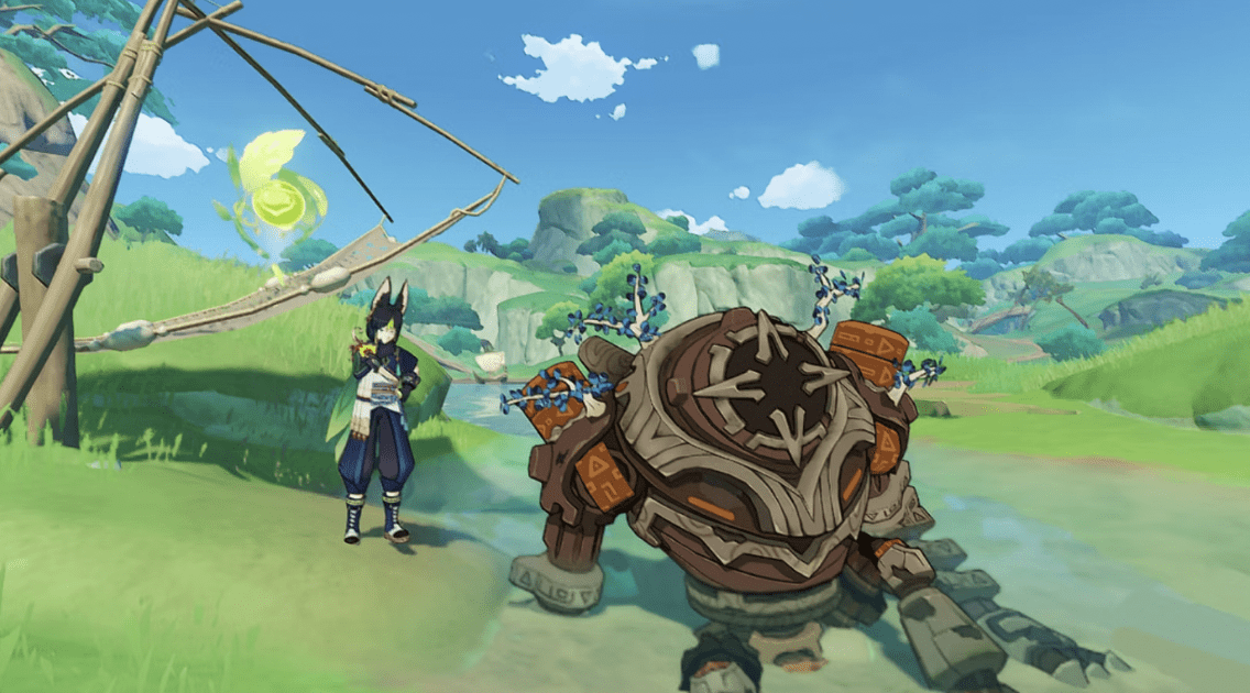 Genshin Impact: Activating the Ruin Guard with Ruin Machine Core (Non ...